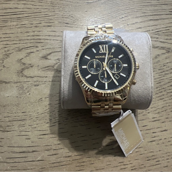 Michael Kors | Accessories | Michael Kors Brecken Chronograph Gold Tone ...
